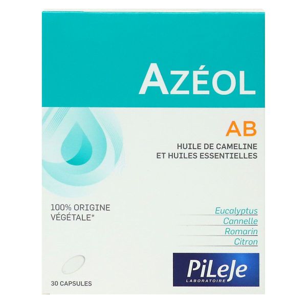 Azéol AB Pileje est un complément alimentaire formulé à base d'huile de ...